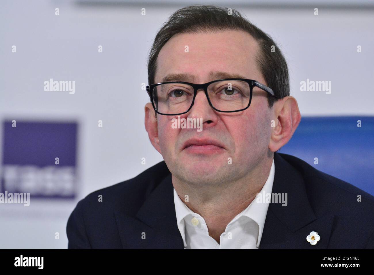 Press conference of the head of the Moscow Art Theater Konstantin ...