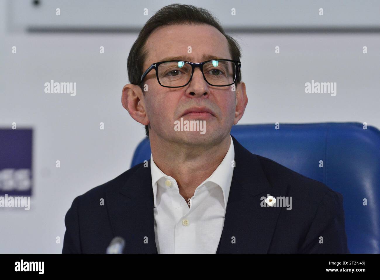 Press conference of the head of the Moscow Art Theater Konstantin ...