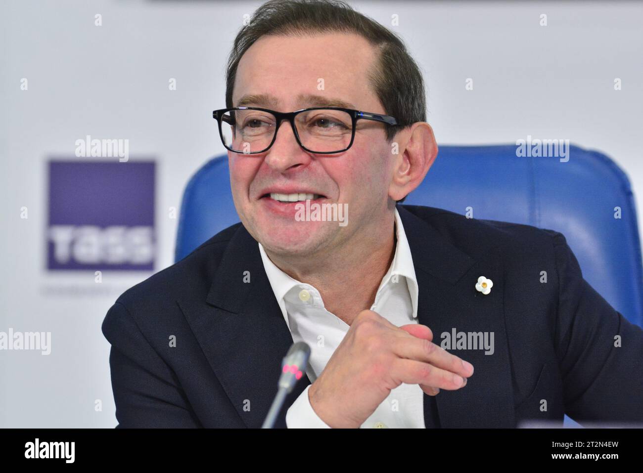 Press conference of the head of the Moscow Art Theater Konstantin ...