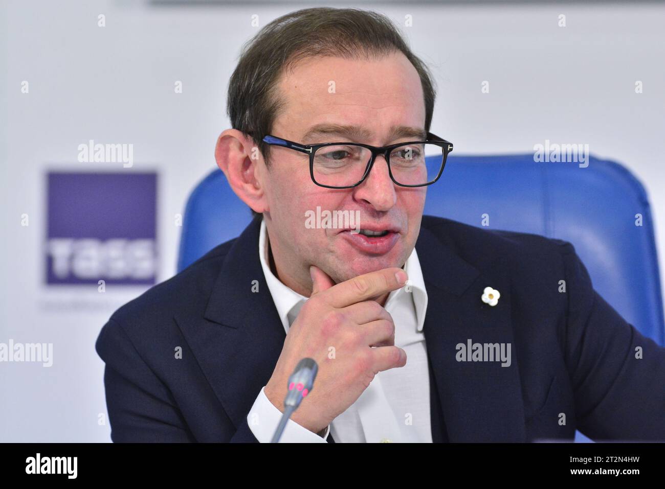 Press conference of the head of the Moscow Art Theater Konstantin ...