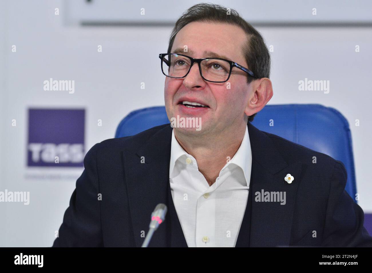 Press conference of the head of the Moscow Art Theater Konstantin ...