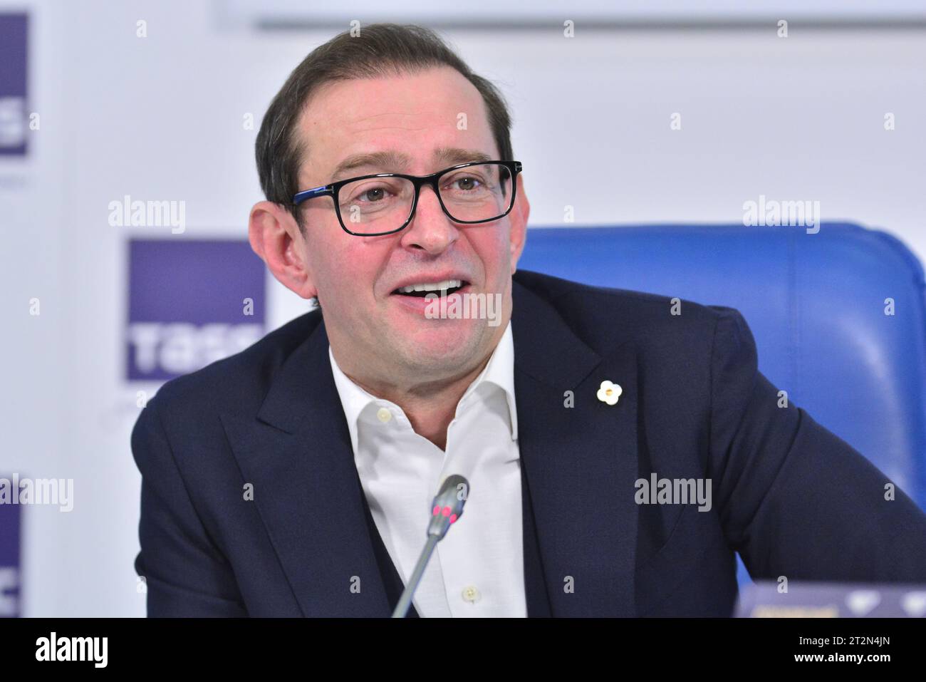 Press conference of the head of the Moscow Art Theater Konstantin ...