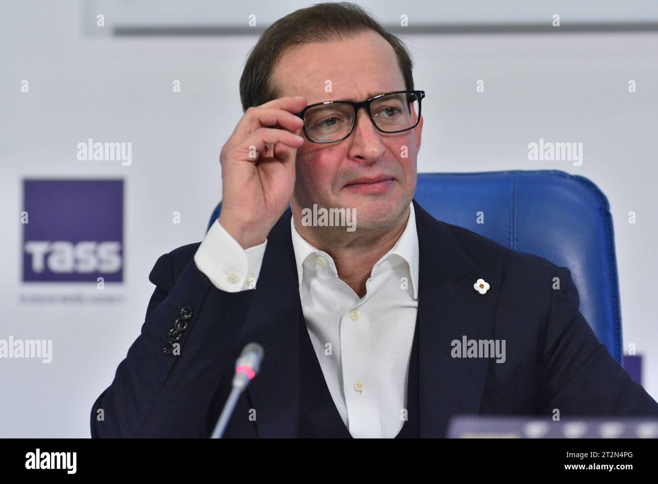 Press conference of the head of the Moscow Art Theater Konstantin ...