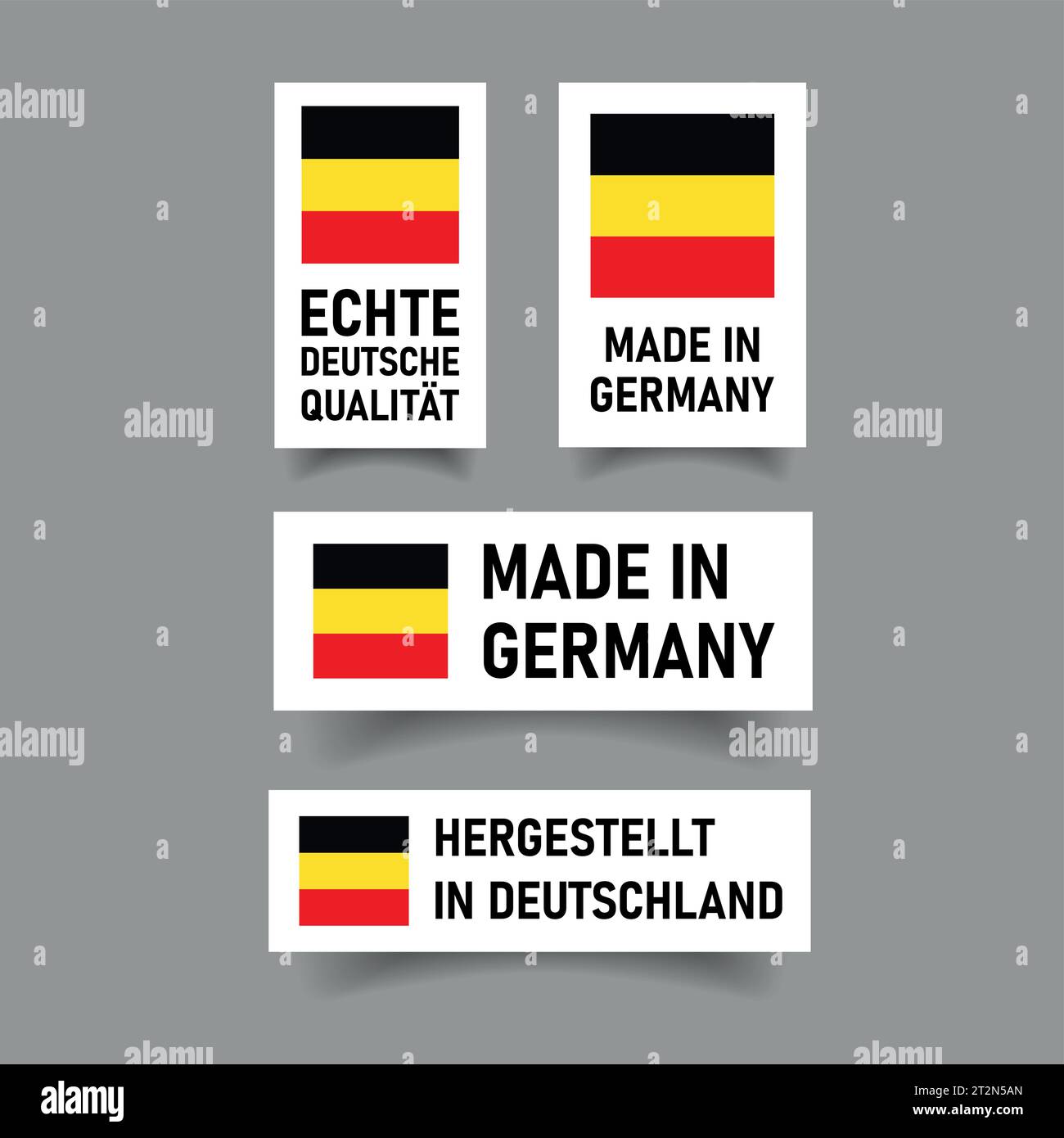 Made in Germany label set vector Stock Vector Image & Art - Alamy
