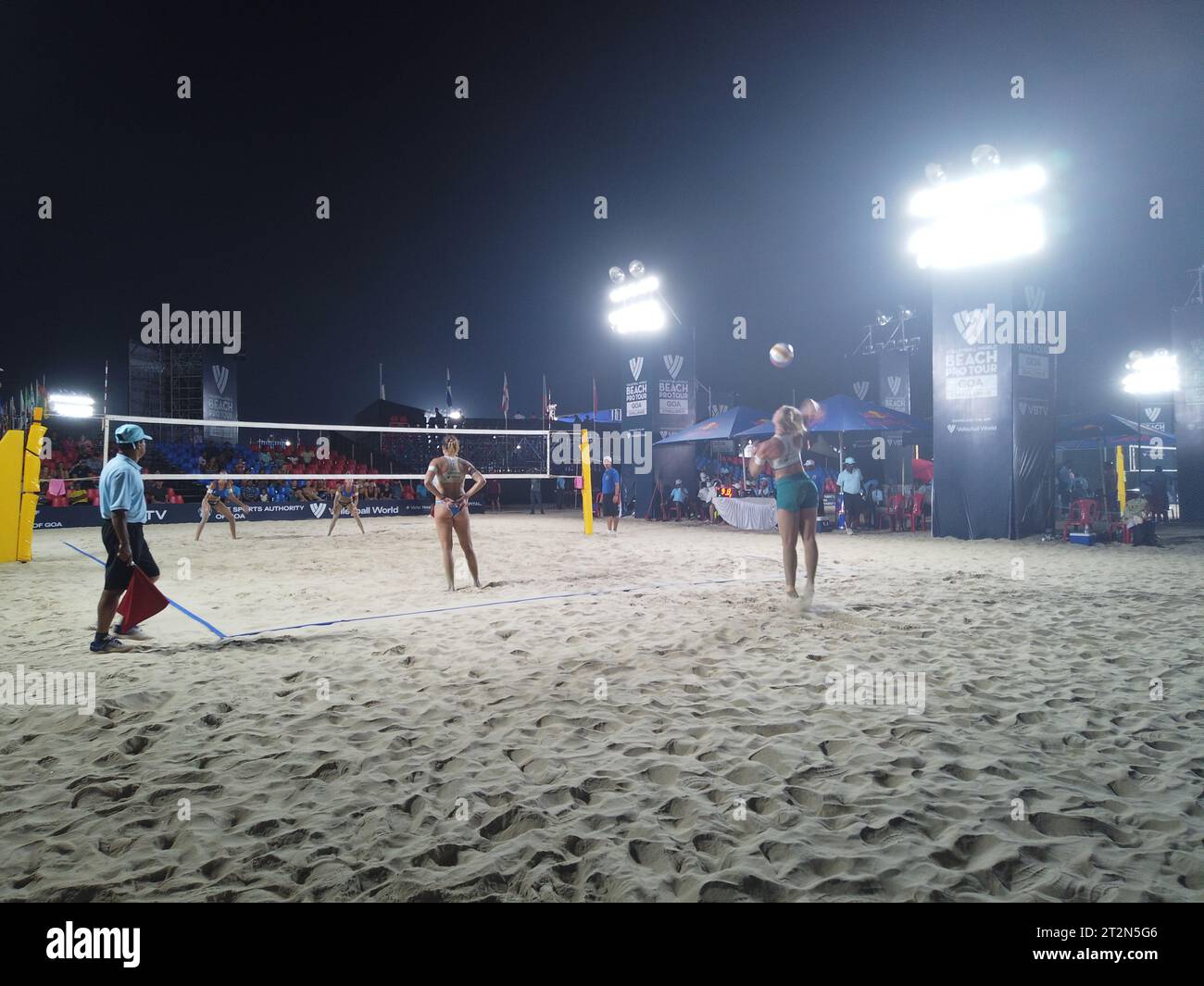 Varca Beach, South Goa. 20th Oct 2023. Action from World Beach Pro Tour ...