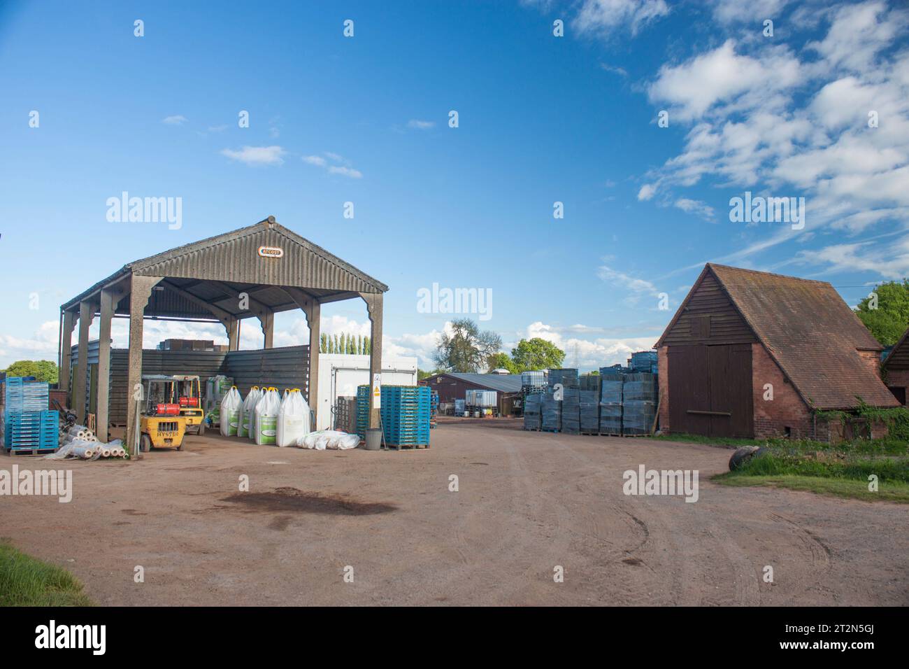 Farm Working Facilities Stock Photo - Alamy