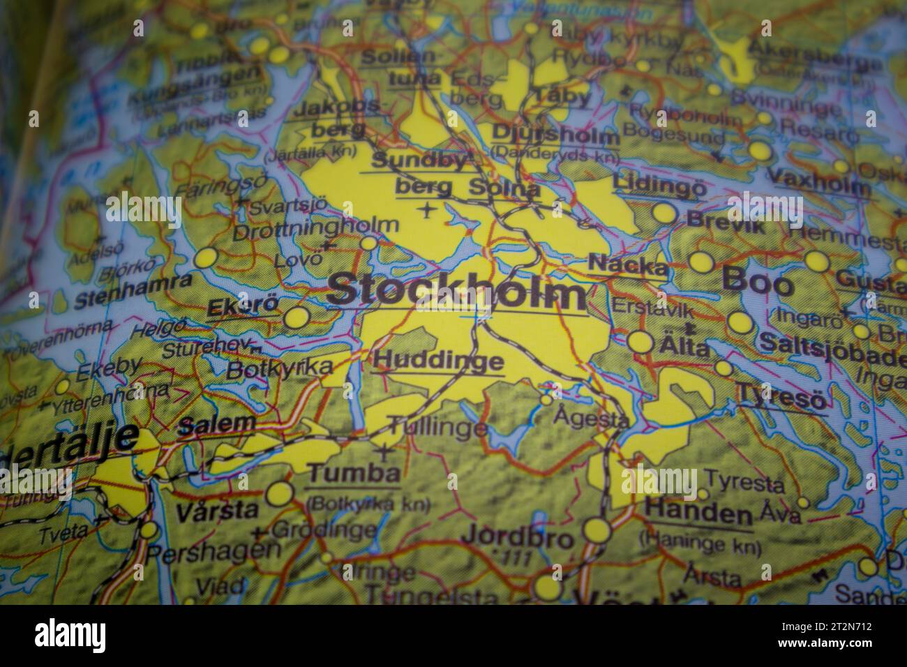 map of stockholm sweden Stock Photo - Alamy