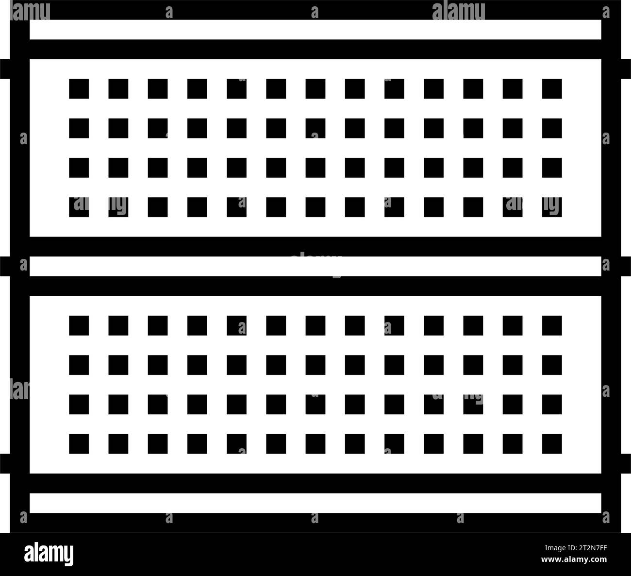 breadboard prototyping electronics line icon vector illustration Stock ...