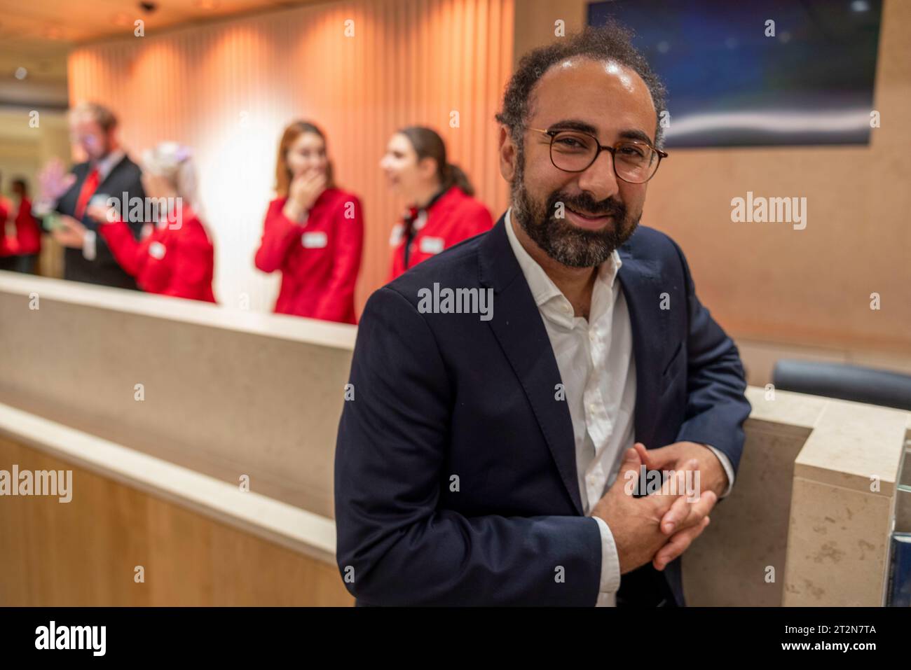 20 October 2023, Hesse, Frankfurt/M.: Behrooz Karamizade, filmmaker ...