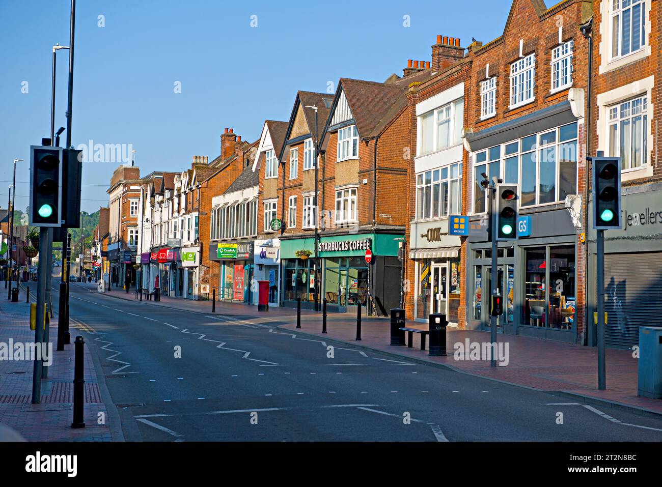 Tonbridge High Street, Tonbridge, Kent, UK Stock Photo - Alamy