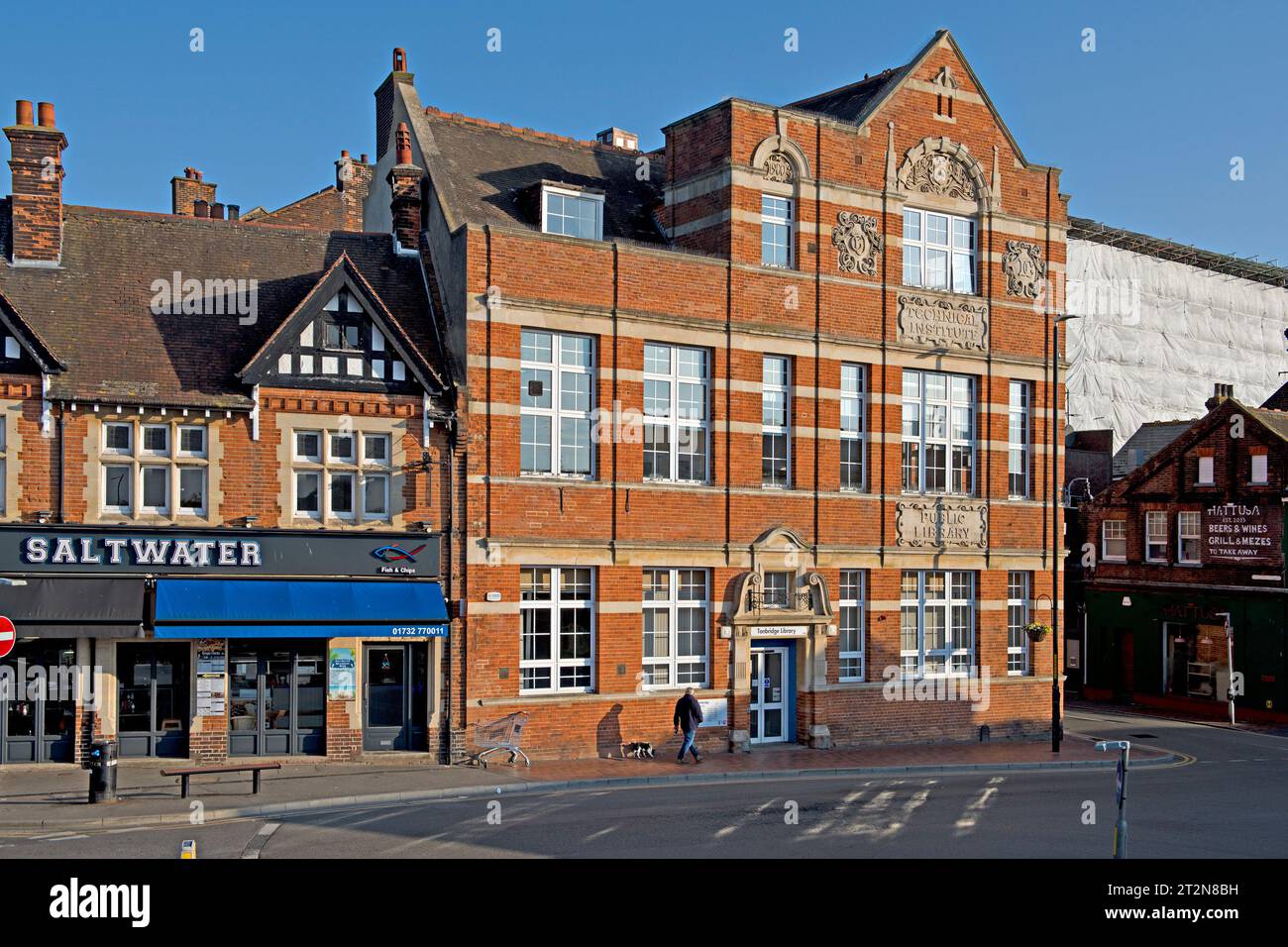 Tonbridge Library, Tonbridge, UK Stock Photo - Alamy