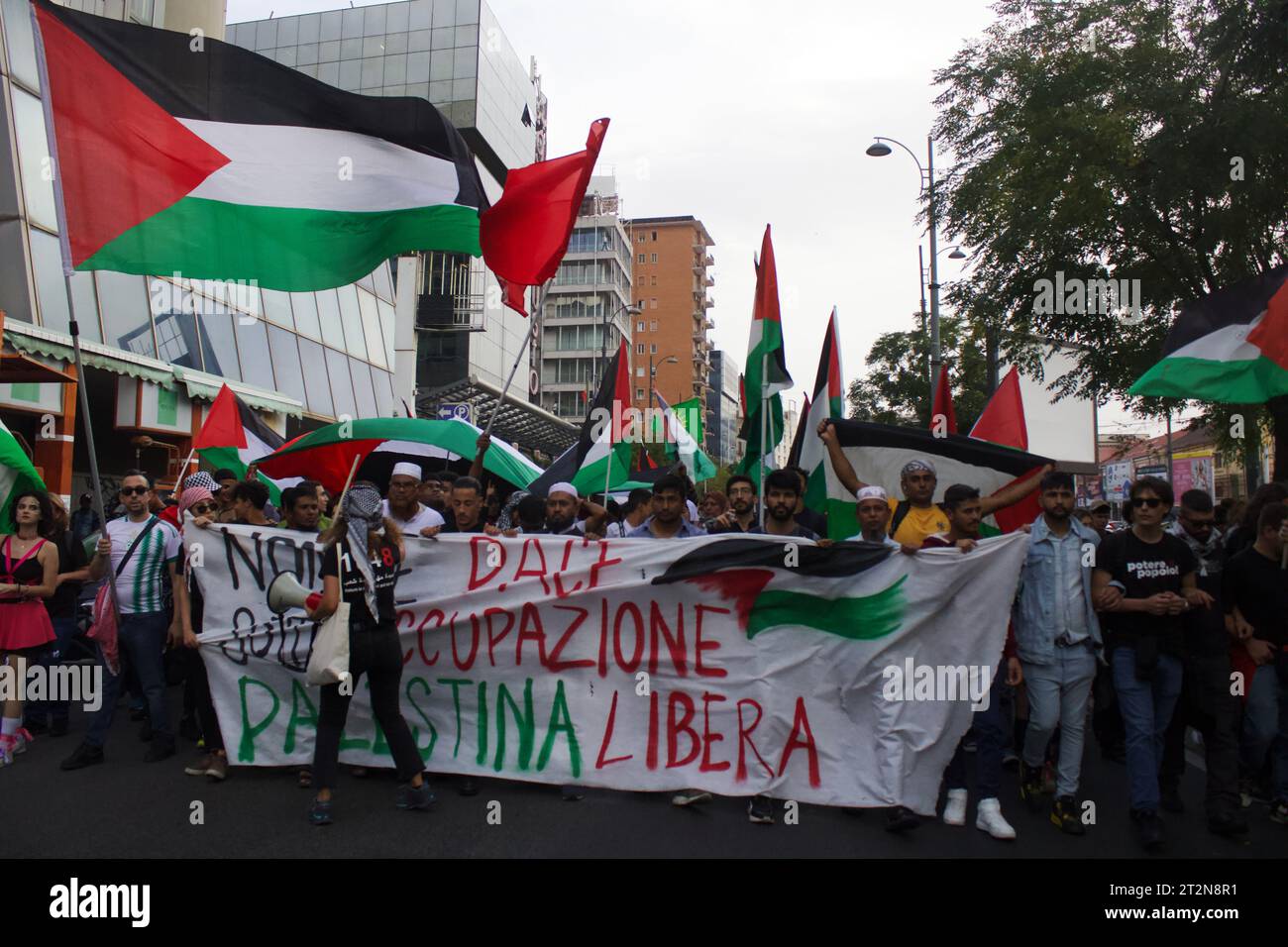 Solidarity demonstration for the Palestinian people as a sign of peace ...