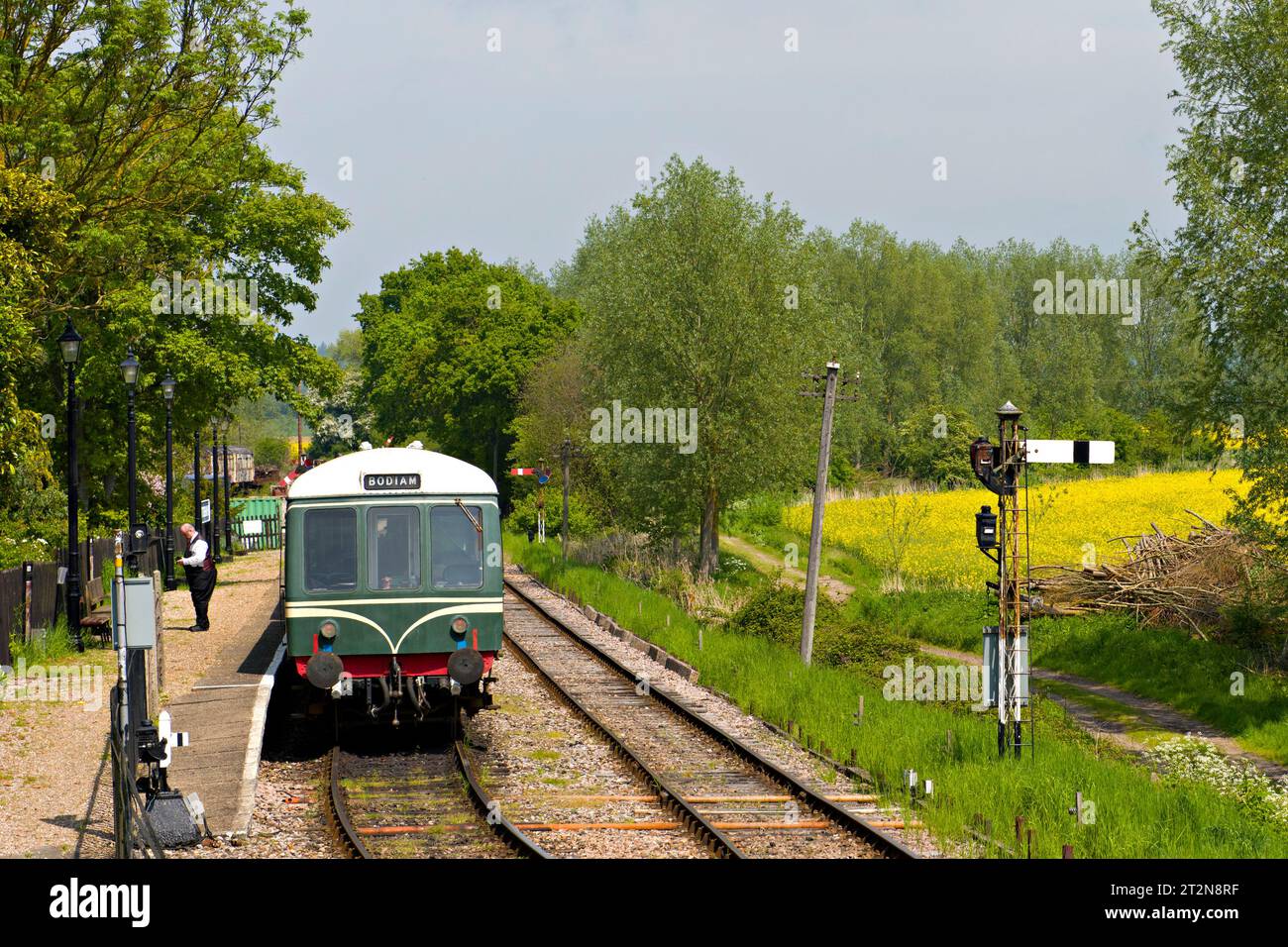 Wittersham Road railway station, on the Kent & East Sussex heritage ...