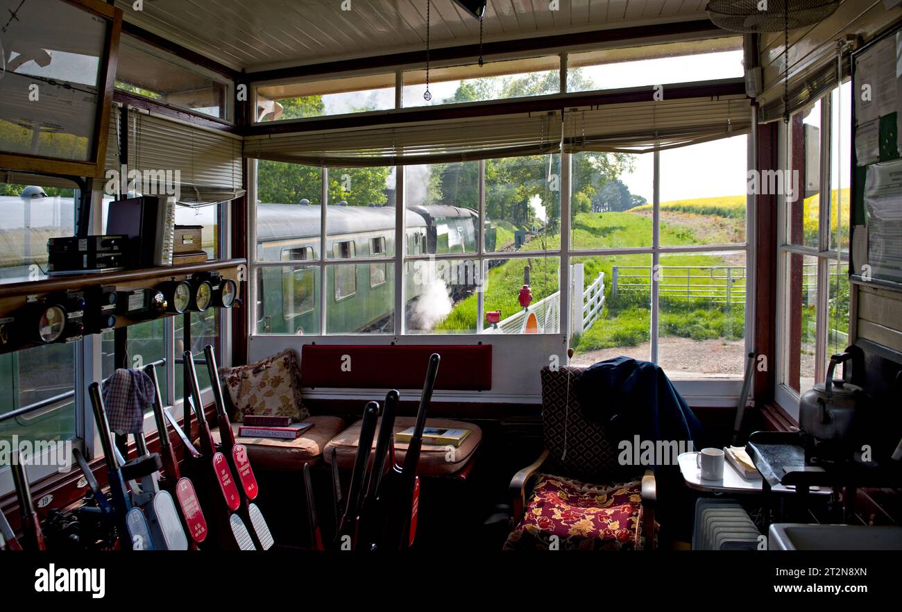 Wittersham Road Signal Box, Kent and East Sussex Railway, Kent, UK ...
