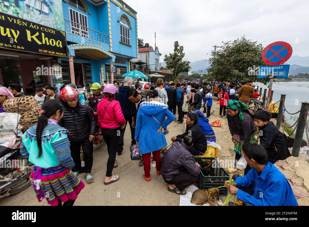 the Bac Ha Market in North Vietnam Stock Photo - Alamy