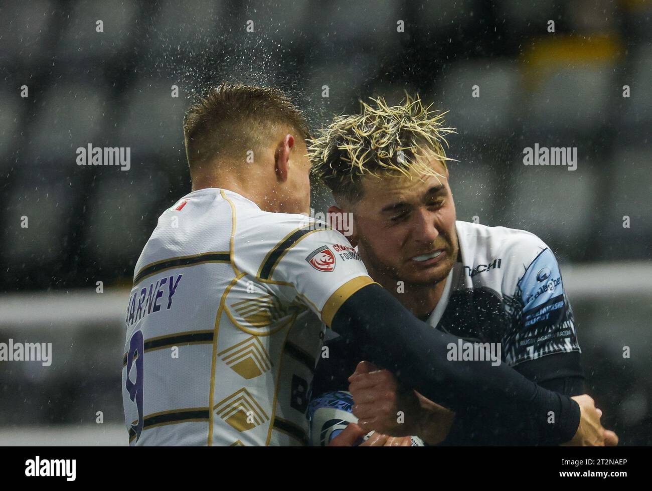 Newcastle, UK. 20th Oct, 2023. Ben Stevenson of Newcastle Falcons is ...