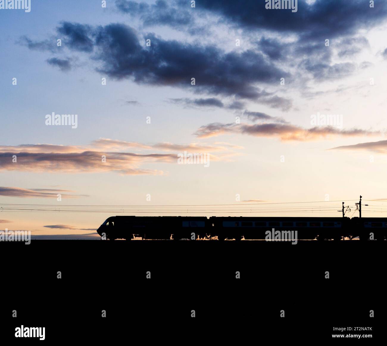 The Locomotive Services Blue Pullman luxury dining train on the west ...