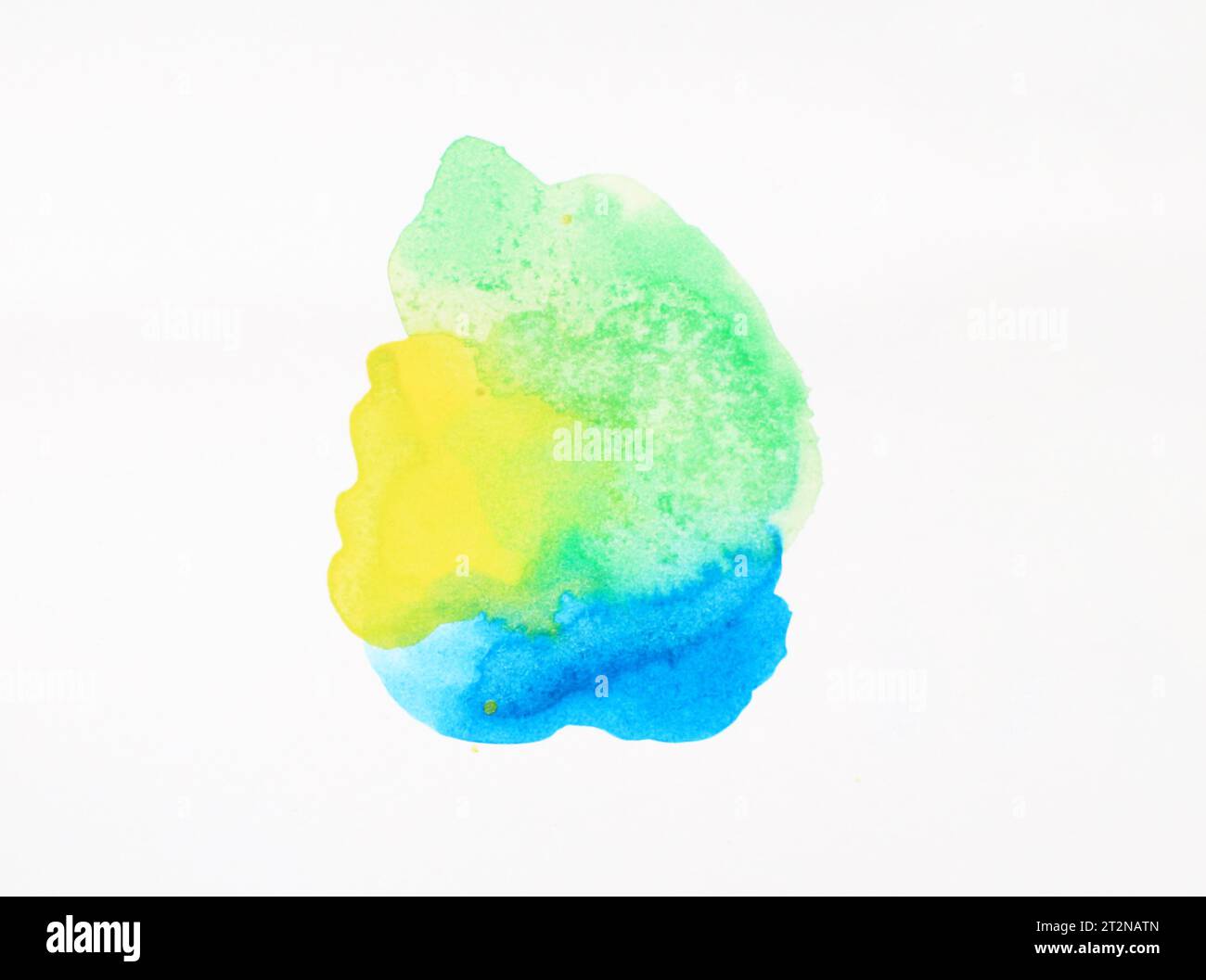 Colorful aquarelle wash drawing design wallpaper hand painted ...