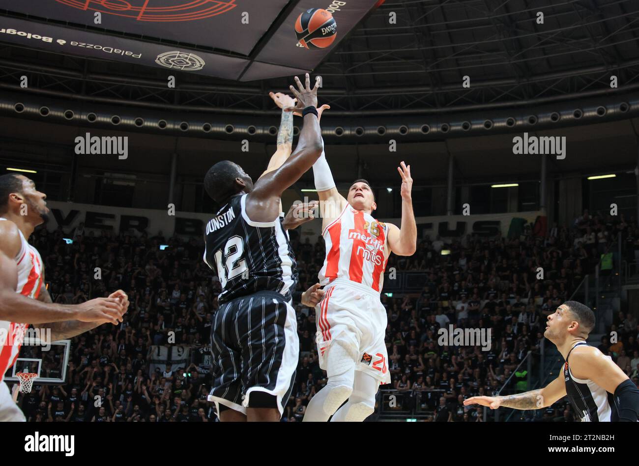Bologna, Italy. 20th Oct, 2023. Nemanja Nedovic (Crvena Zvezda ...