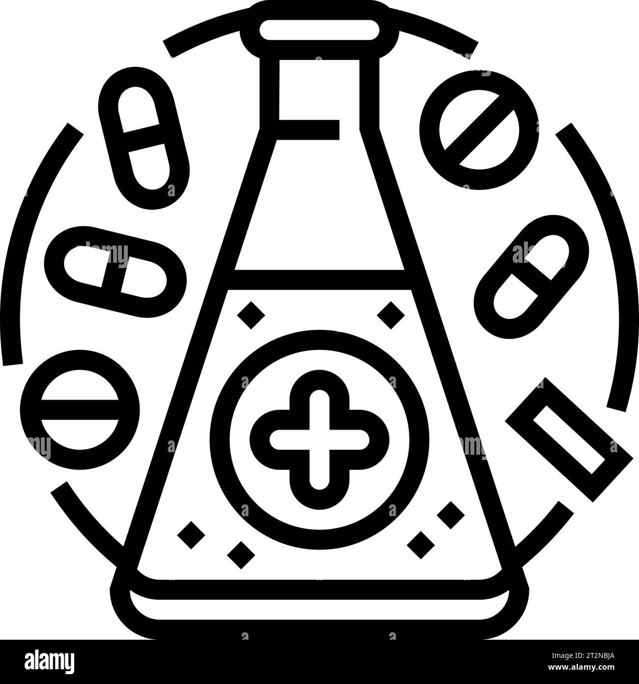 pharmacology pharmacist line icon vector illustration Stock Vector ...