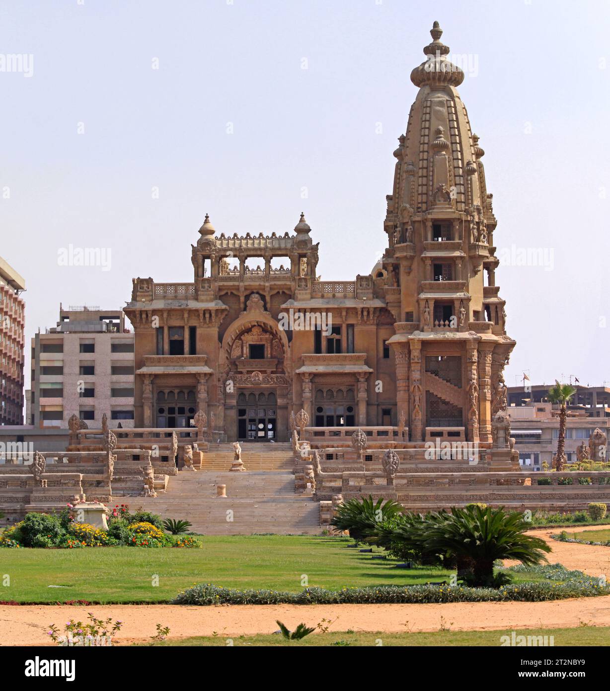 Cairo, Egypt - March 03, 2010: Famous Baron Empain Palace in Heliopolis ...
