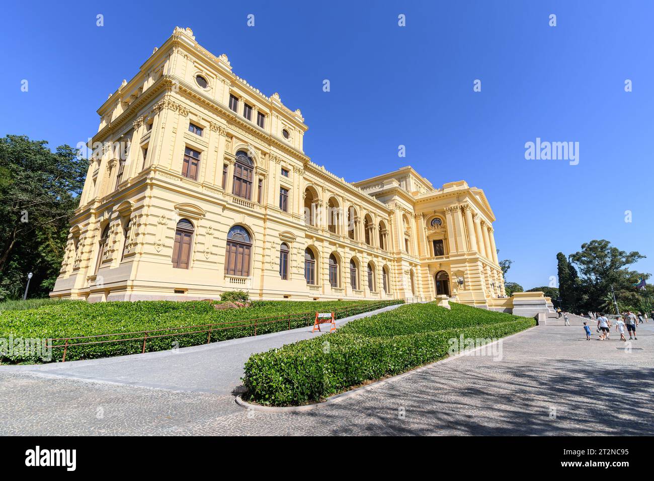 Sao Paulo, SP, Brazil - June 09, 2023: View of the Ipiranga museum ...