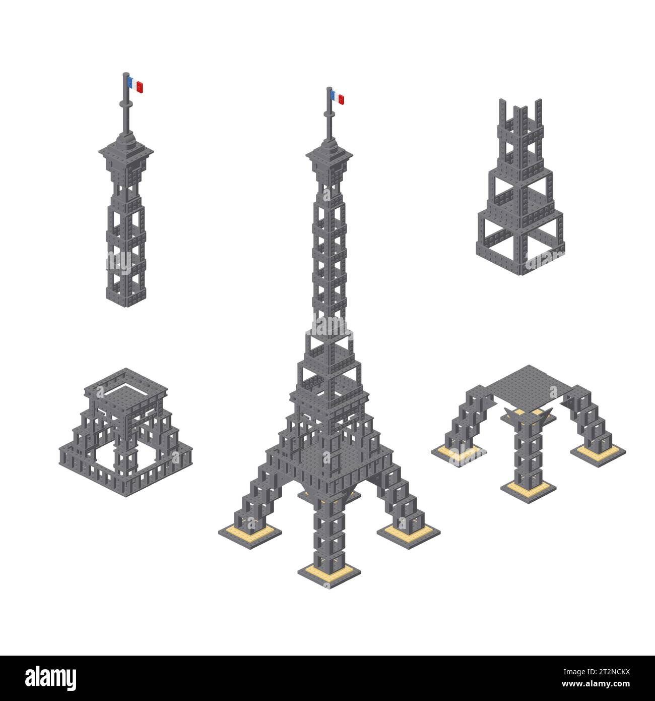 Pixel eiffel hi-res stock photography and images - Alamy
