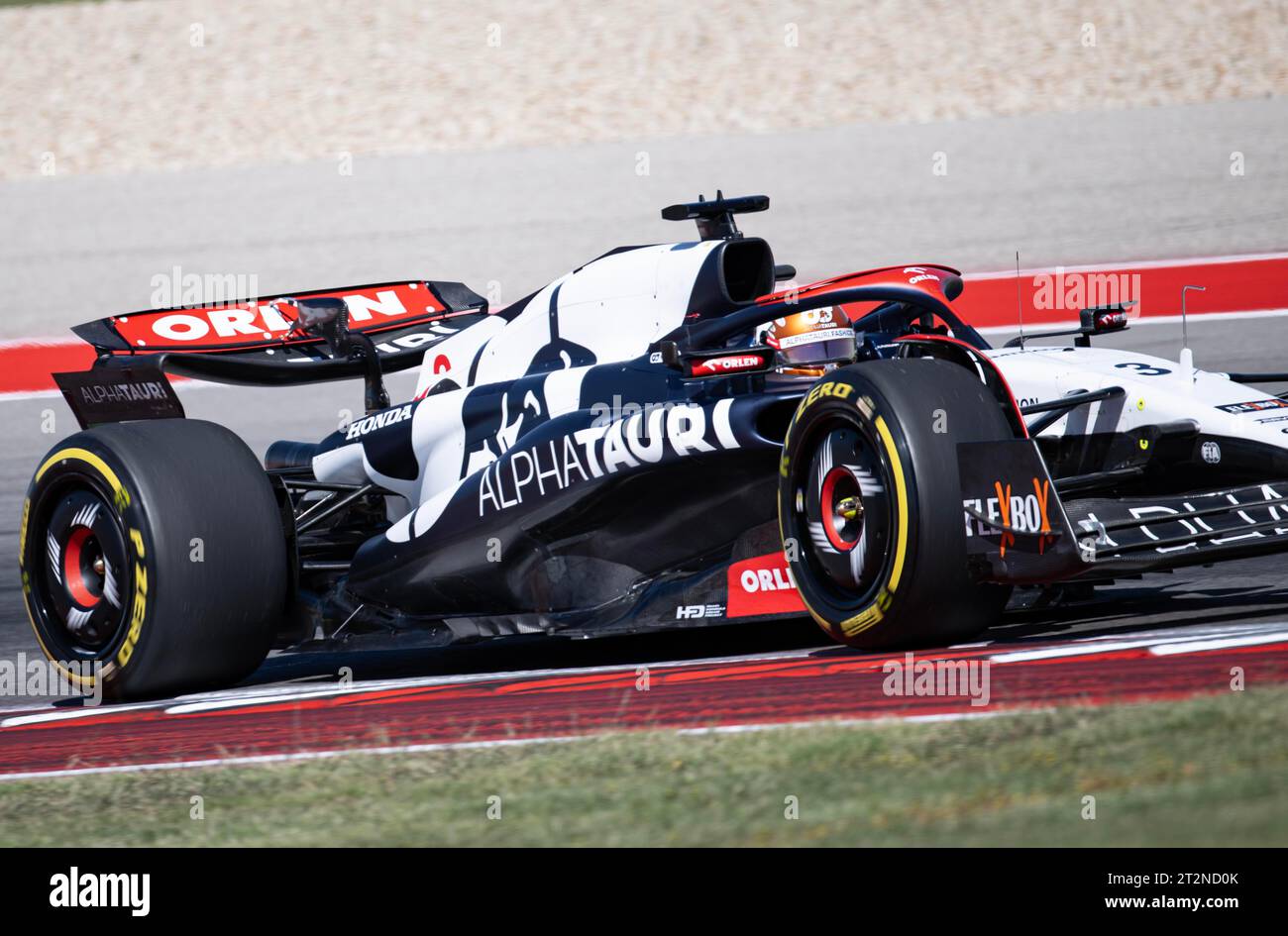 Austin, Texas, USA. 20th Oct, 2023. 3 Scuderia AlphaTauri Driver DANIEL ...