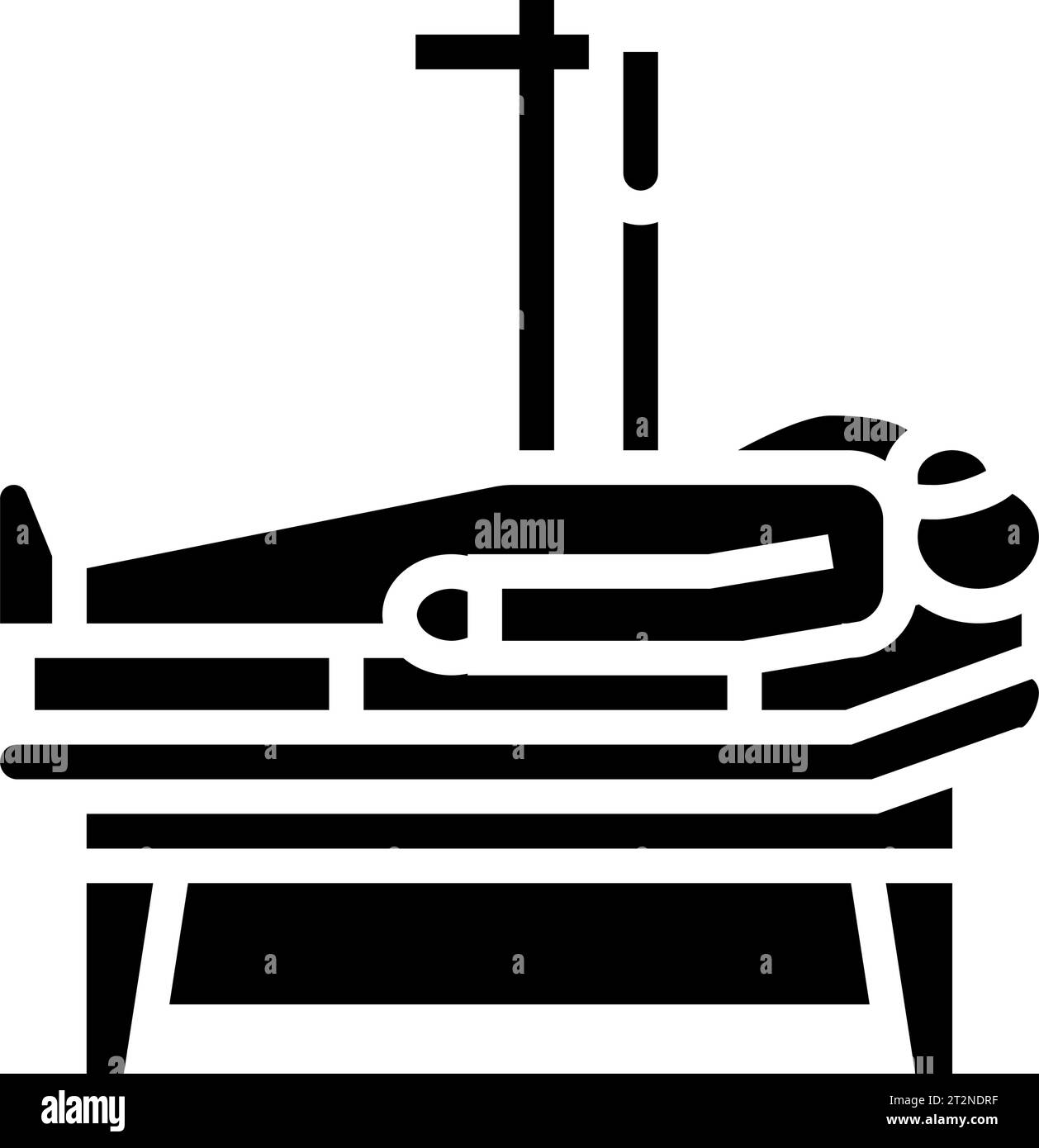 resuscitation ambulance glyph icon vector illustration Stock Vector ...