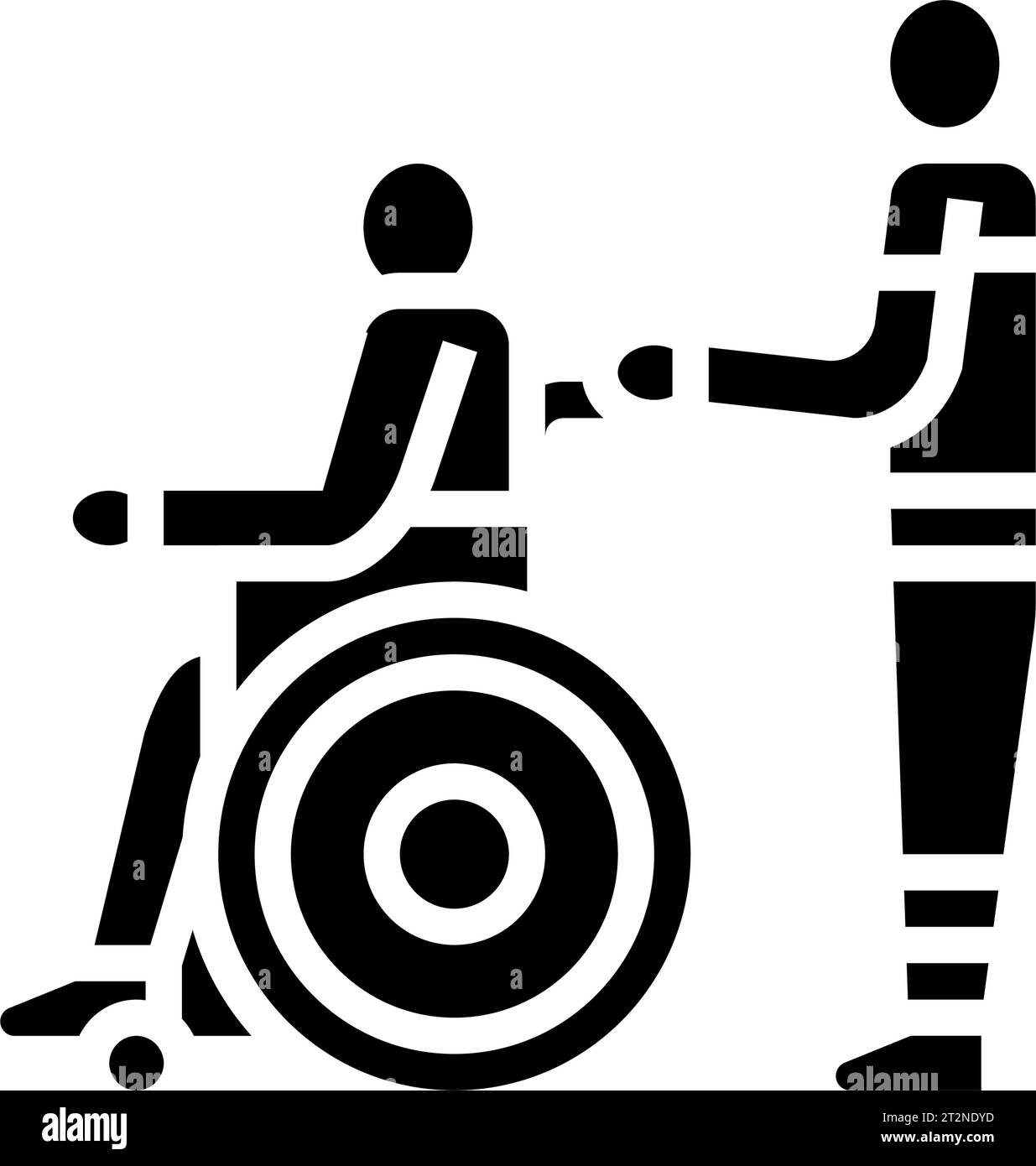 patient transfer ambulance glyph icon vector illustration Stock Vector ...