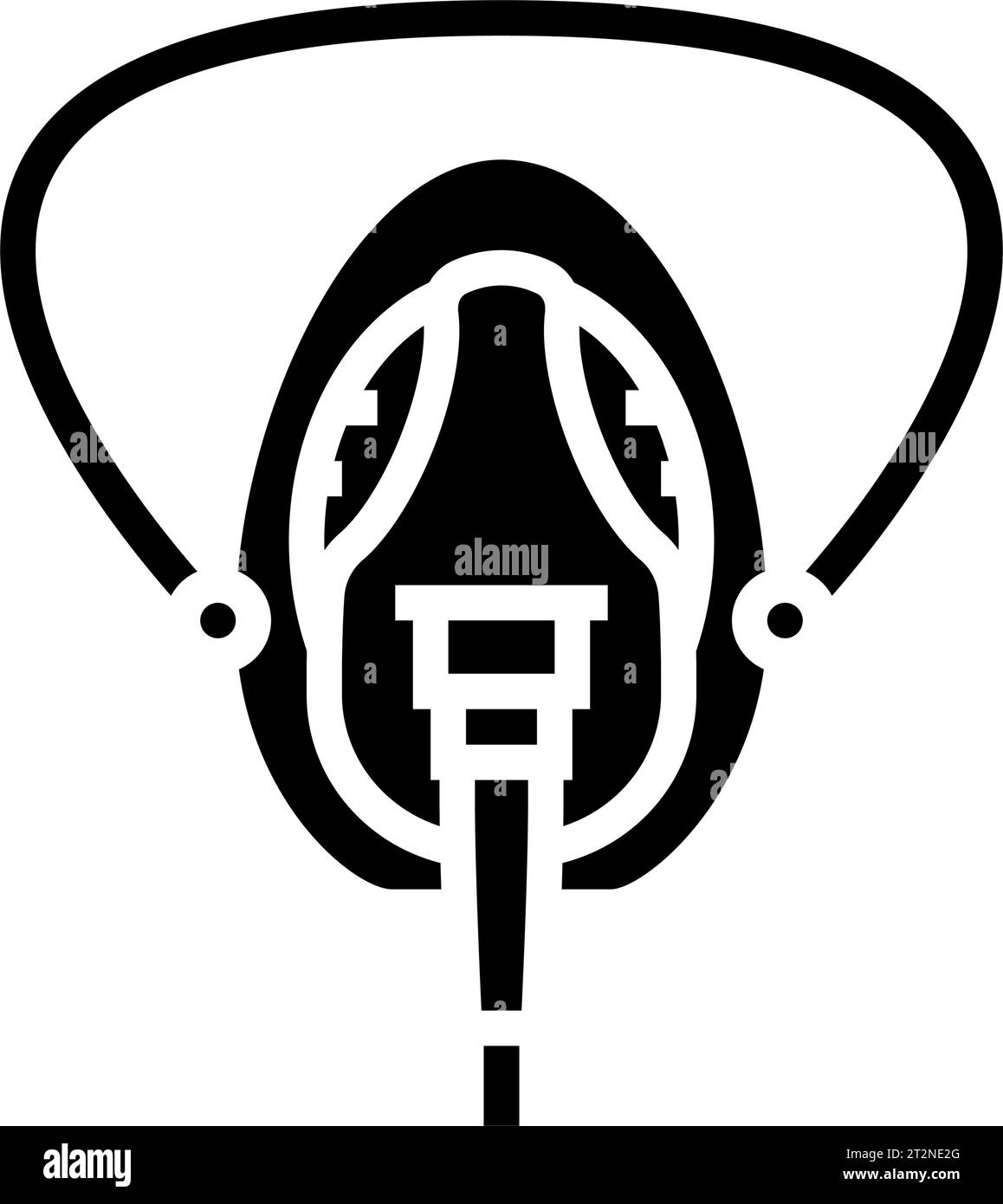 oxygen mask ambulance glyph icon vector illustration Stock Vector Image ...