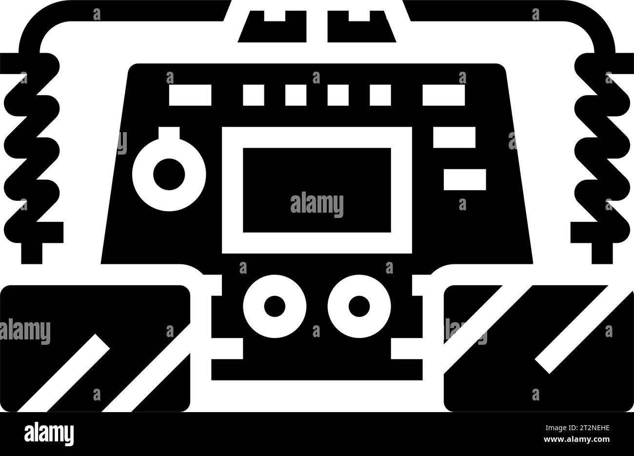 Emergency defibrillator Black and White Stock Photos & Images - Alamy
