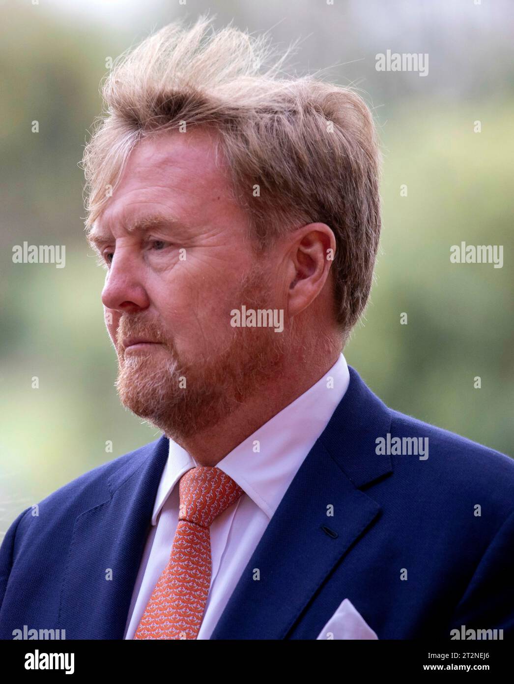 King Willem-Alexander of The Netherlands at the Norval Foundation in ...