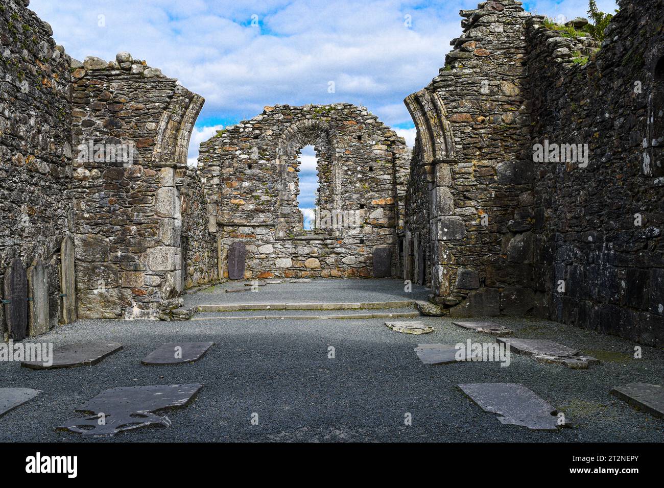 Abbey ruins in Ireland Stock Photo - Alamy