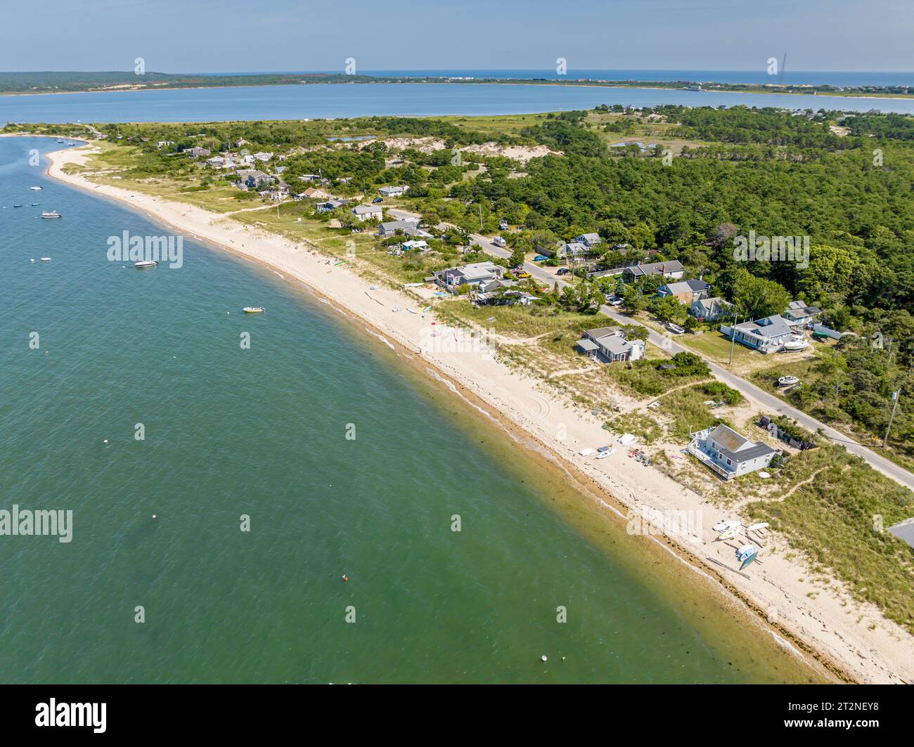 aerial view of lazy point Stock Photo - Alamy
