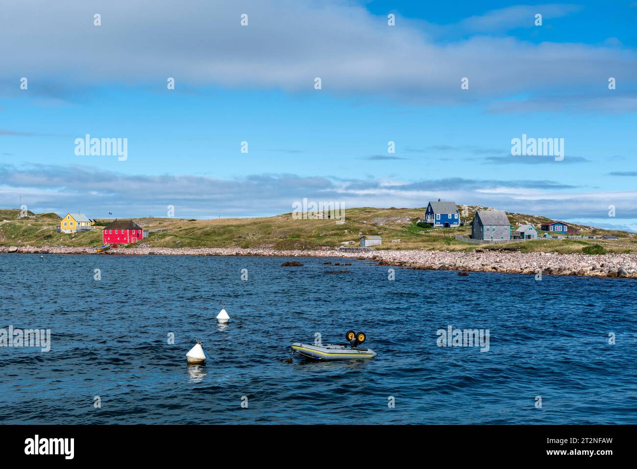 Ile Aux Marins island off St.Pierre archipelago off coast of western ...