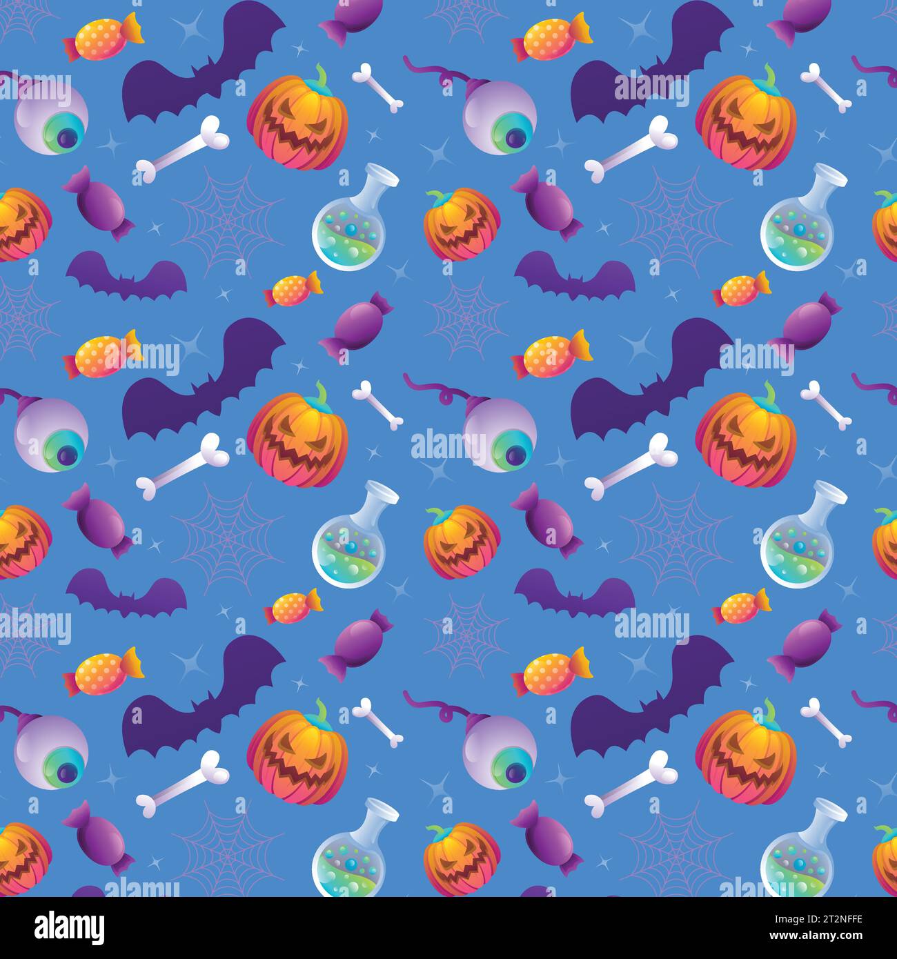 gradient pattern halloween season design vector illustration Stock ...