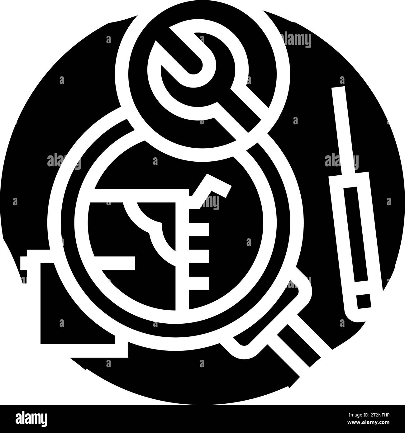 troubleshooting devices electronics glyph icon vector illustration ...