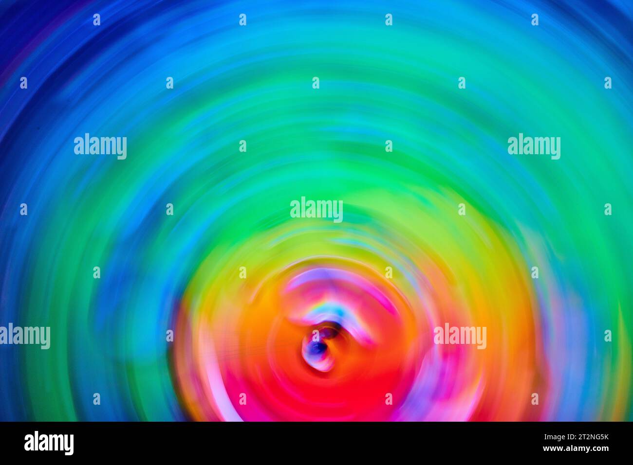 Rainbow ripple spiral hi-res stock photography and images - Alamy