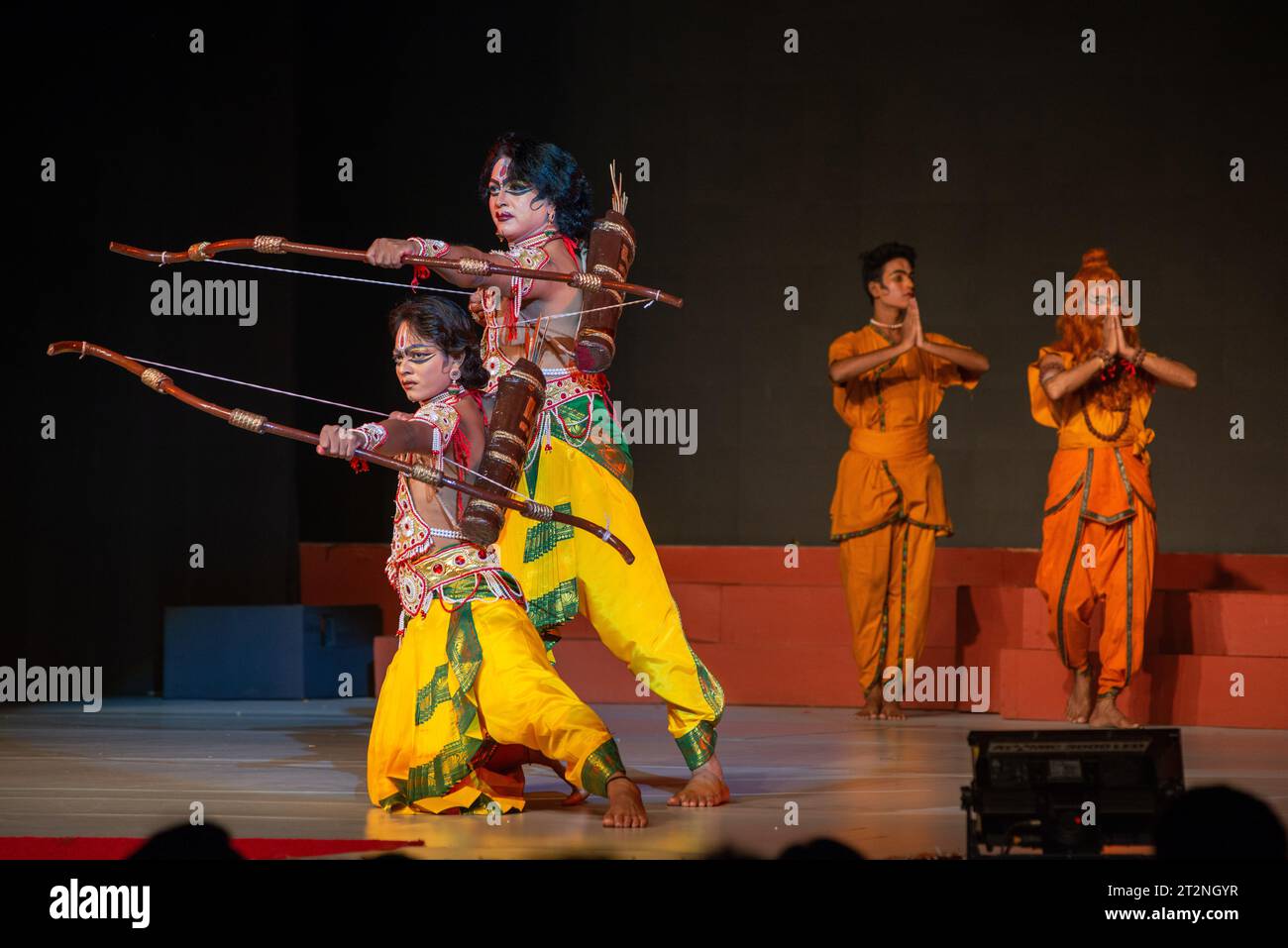 New Delhi, India. 19th Oct, 2023. The Lord Rama and his brother ...