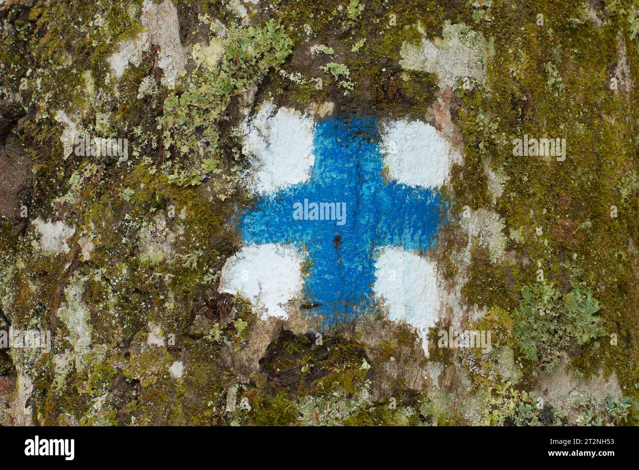 orientation signs on mountain trails Stock Photo - Alamy