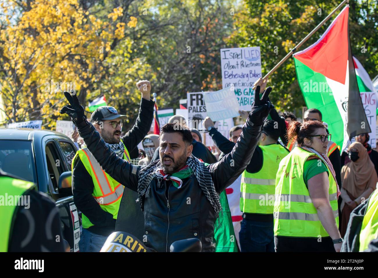 Minneapolis, Minnesota. March for Palestine Stock Photo - Alamy