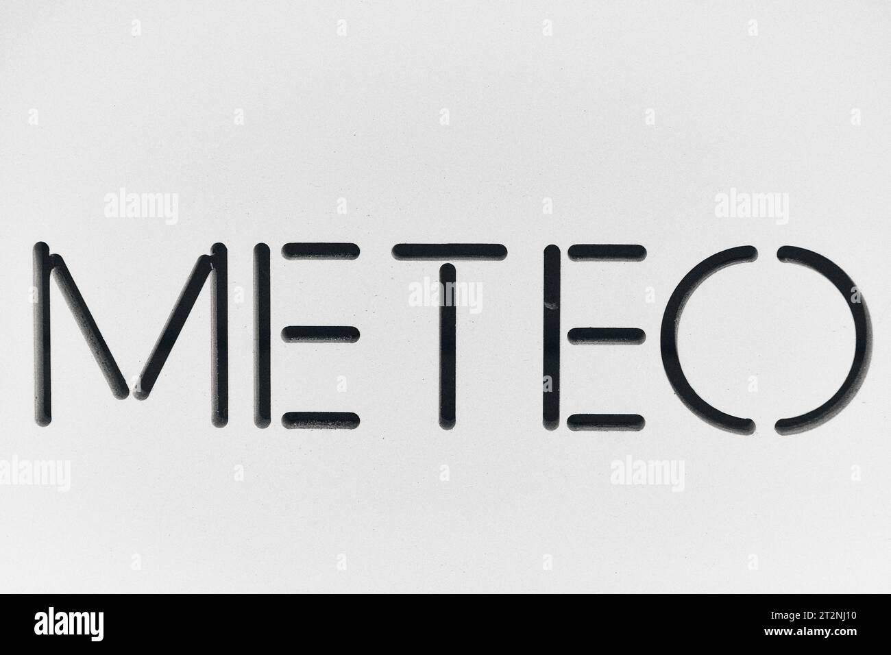 presentation photo of the World Meteorological Organization Stock Photo - Alamy