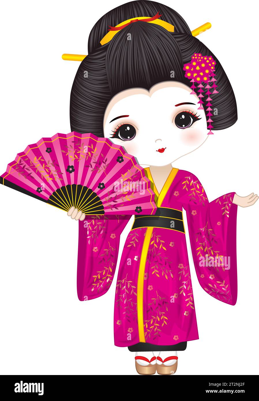 Lady in beautiful costume Cut Out Stock Images & Pictures - Alamy