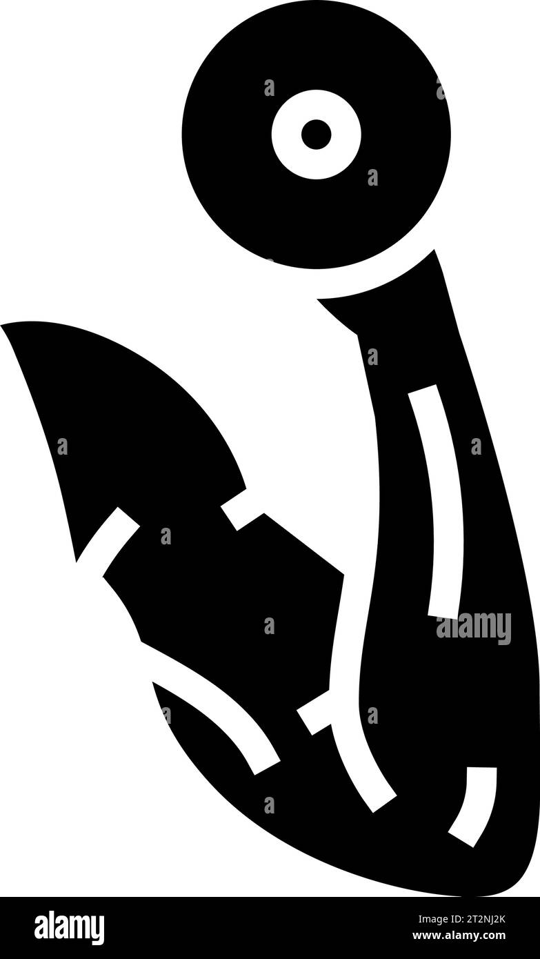 strength weight motivation glyph icon vector illustration Stock Vector ...