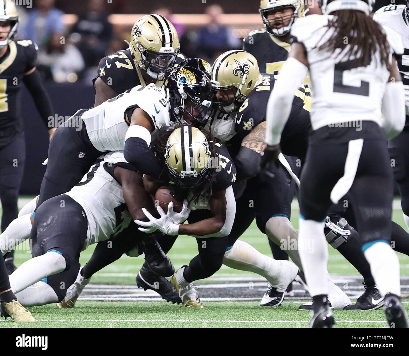 New Orleans, USA. 19th Oct, 2023. Jacksonville Jaguars safety Andre ...