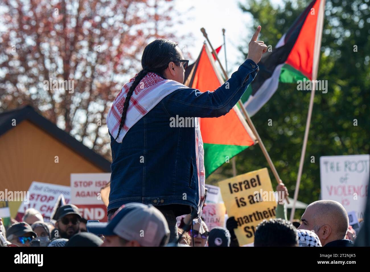 Minneapolis, Minnesota. March for Palestine Stock Photo - Alamy