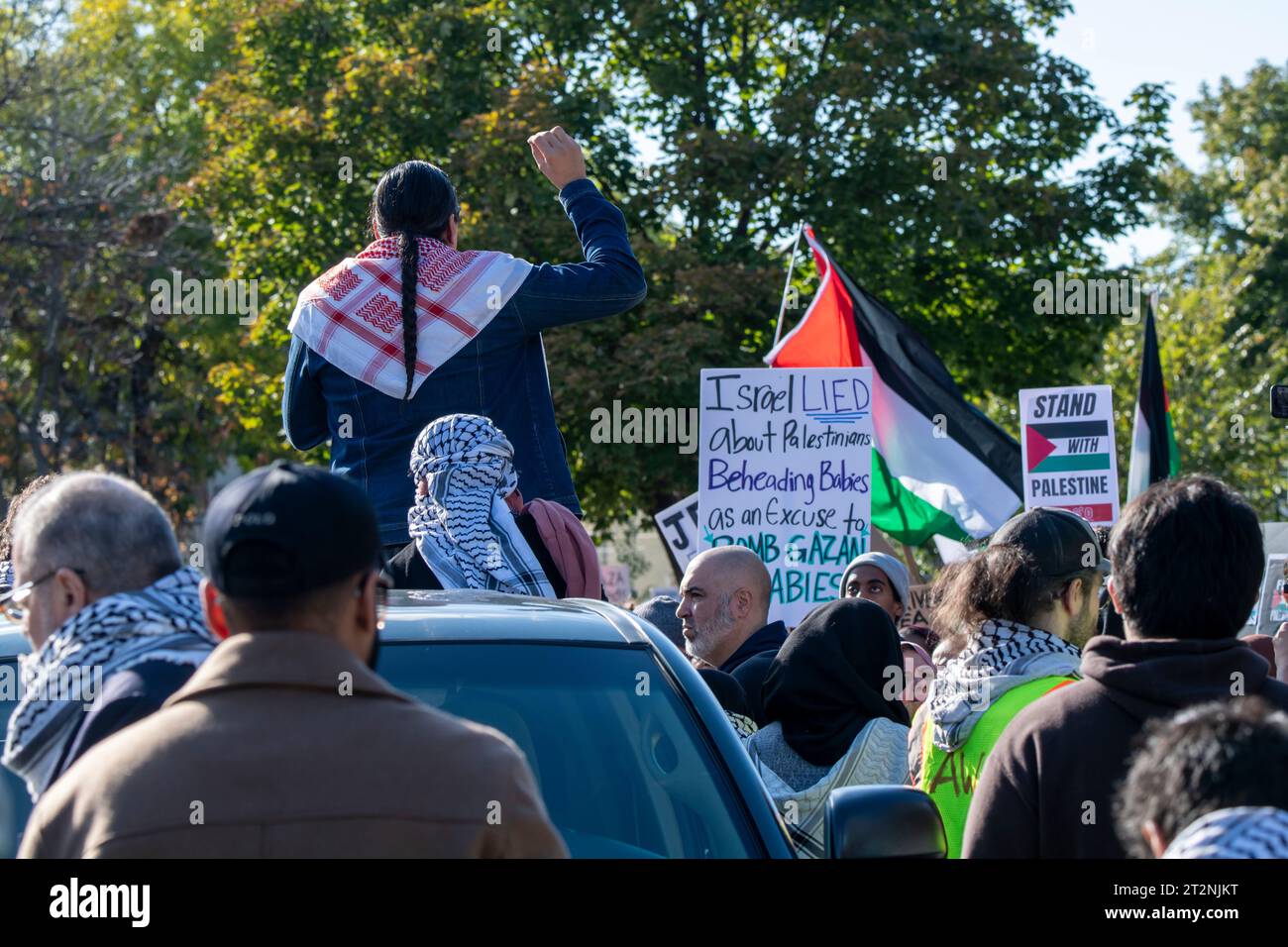 Minneapolis, Minnesota. March for Palestine Stock Photo - Alamy