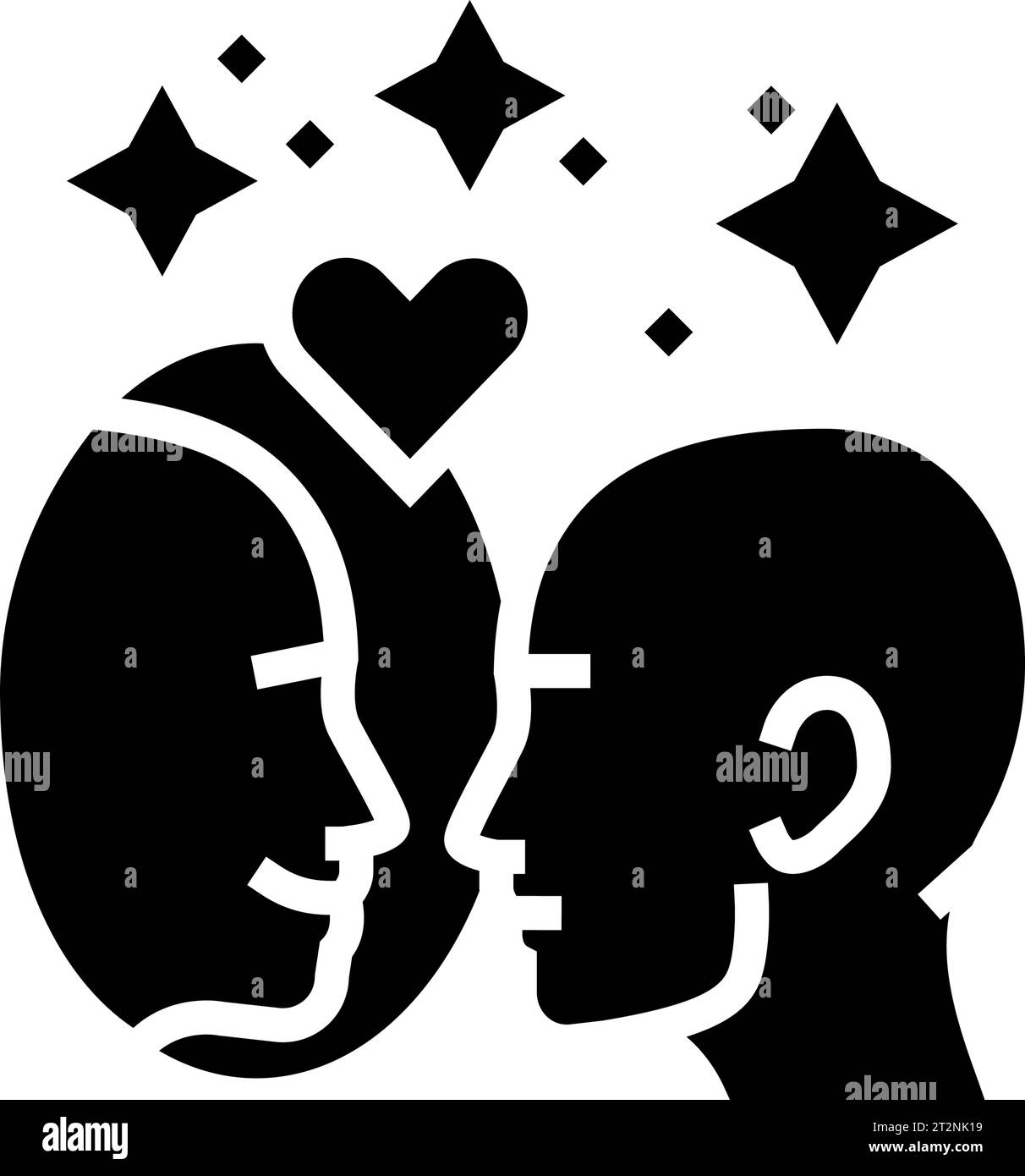 positive affirmations motivation glyph icon vector illustration Stock ...