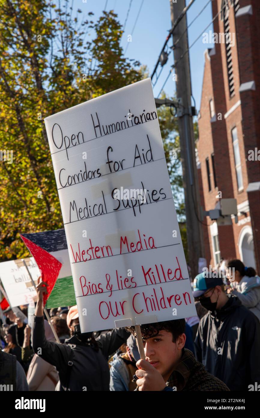 Minneapolis, Minnesota. March for Palestine Stock Photo - Alamy